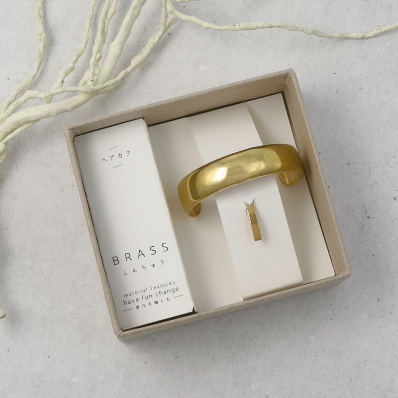 ヘアカフ 経年変化 BRASS しんちゅう ラウンド ニッケルフリー ケース入り – OSEWAYAオンラインストア